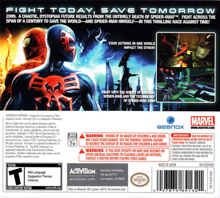 SPIDERMAN EDGE OF TIME – Gameplanet