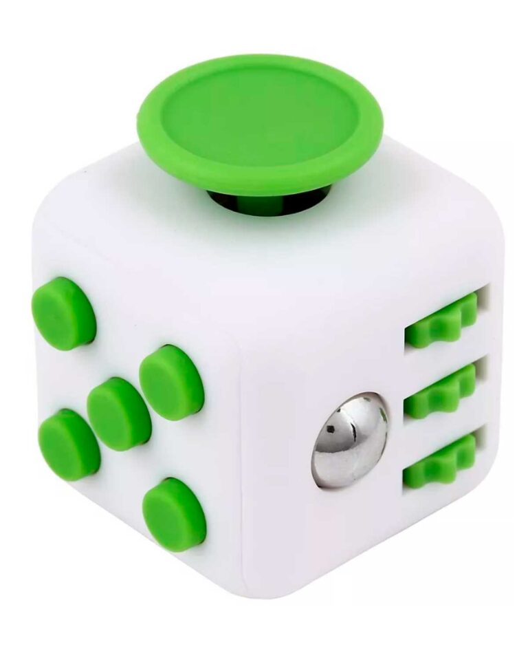 CUBO ANTIESTRES BLANCO CON VERDE – Gameplanet