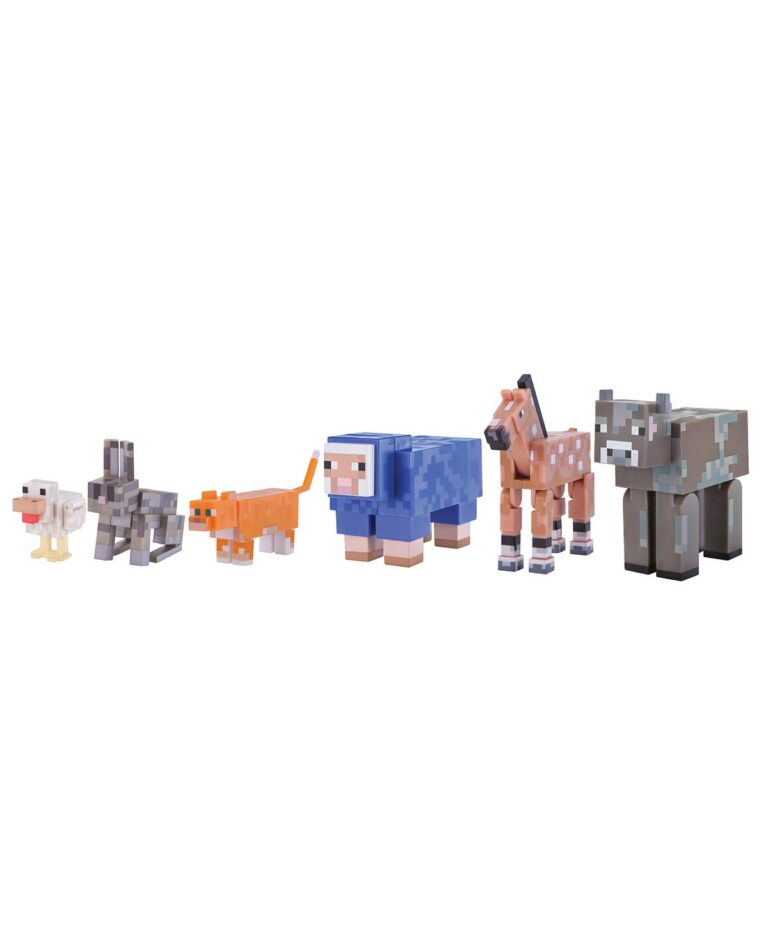 SET DE FIGURAS MINECRAFT TAME ANIMAL PACK – Gameplanet