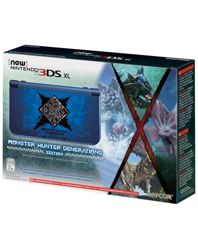 CONSOLA NEW NINTENDO 3DS XL MONSTER HUNTER GENERATIONS EDICION LIMITADA ...