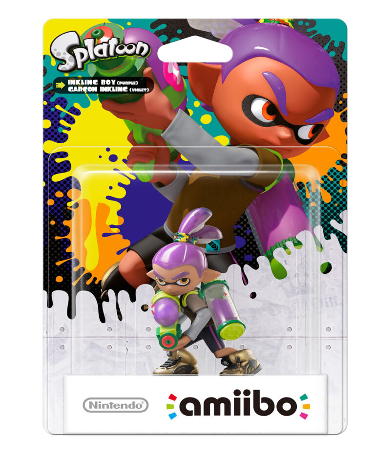 AMIIBO SPLATOON INKLING BOY MORADO – Gameplanet