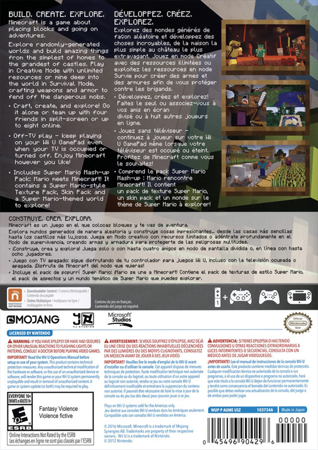 MINECRAFT WII U EDITION – Gameplanet