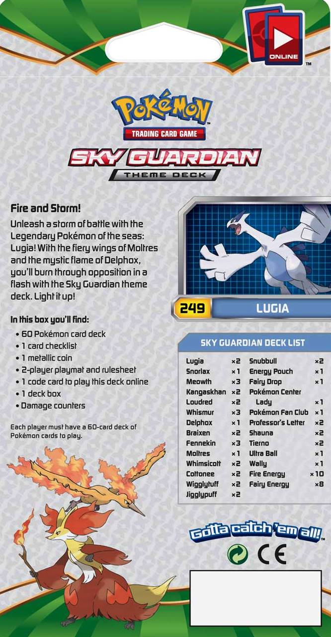 DECK POKEMON TRADING CARD GAME XY FATES COLLIDE LUGIA – Gameplanet