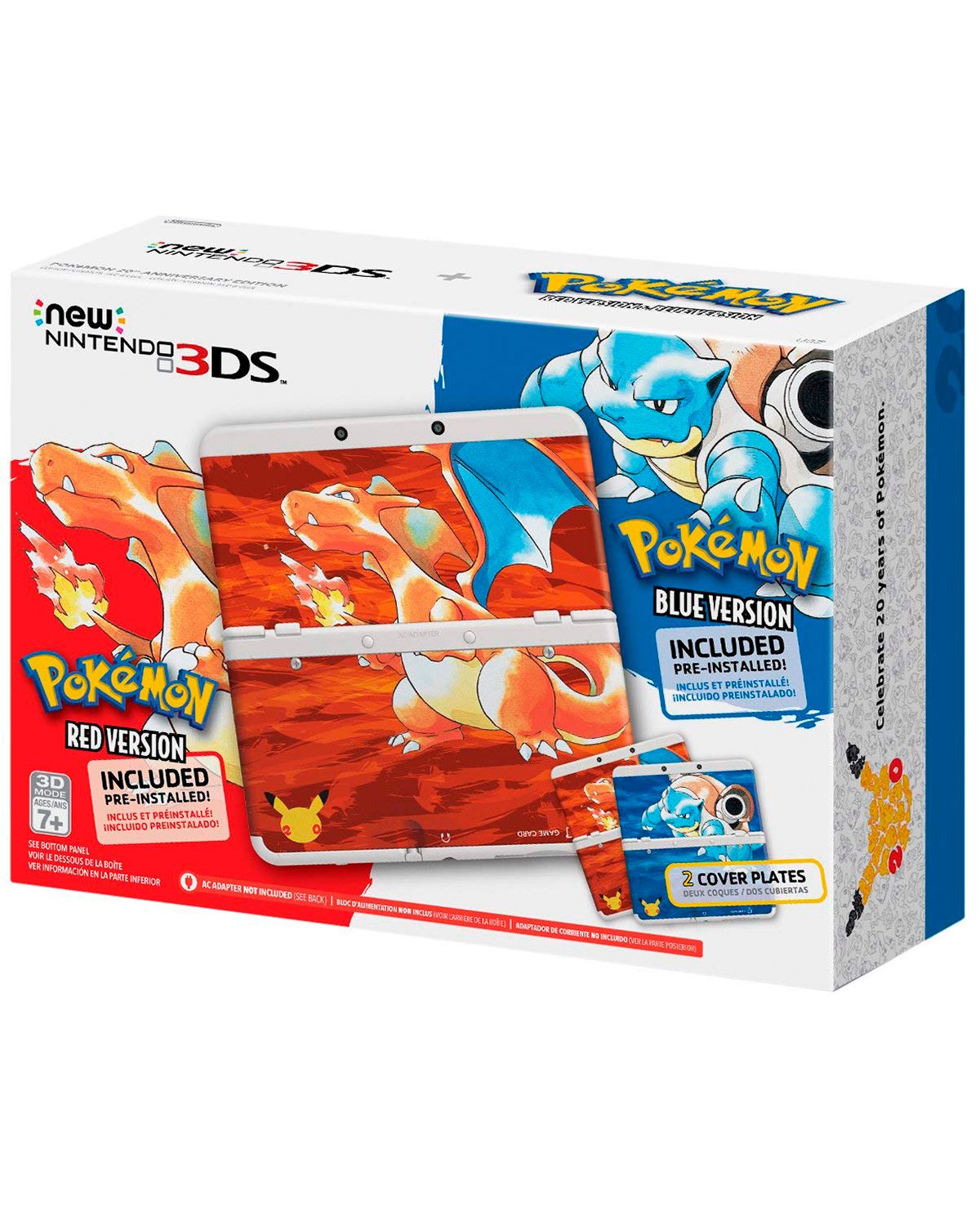 CONSOLA NEW NINTENDO 3DS POKEMON 20 ANIVERSARIO EDICION LIMITADA Gameplanet