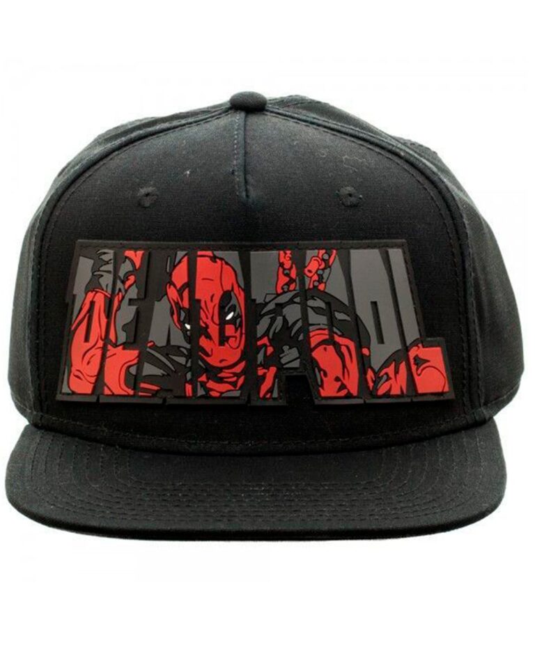 GORRA SNAPBACK DEADPOOL BORDADO NEGRA – Gameplanet
