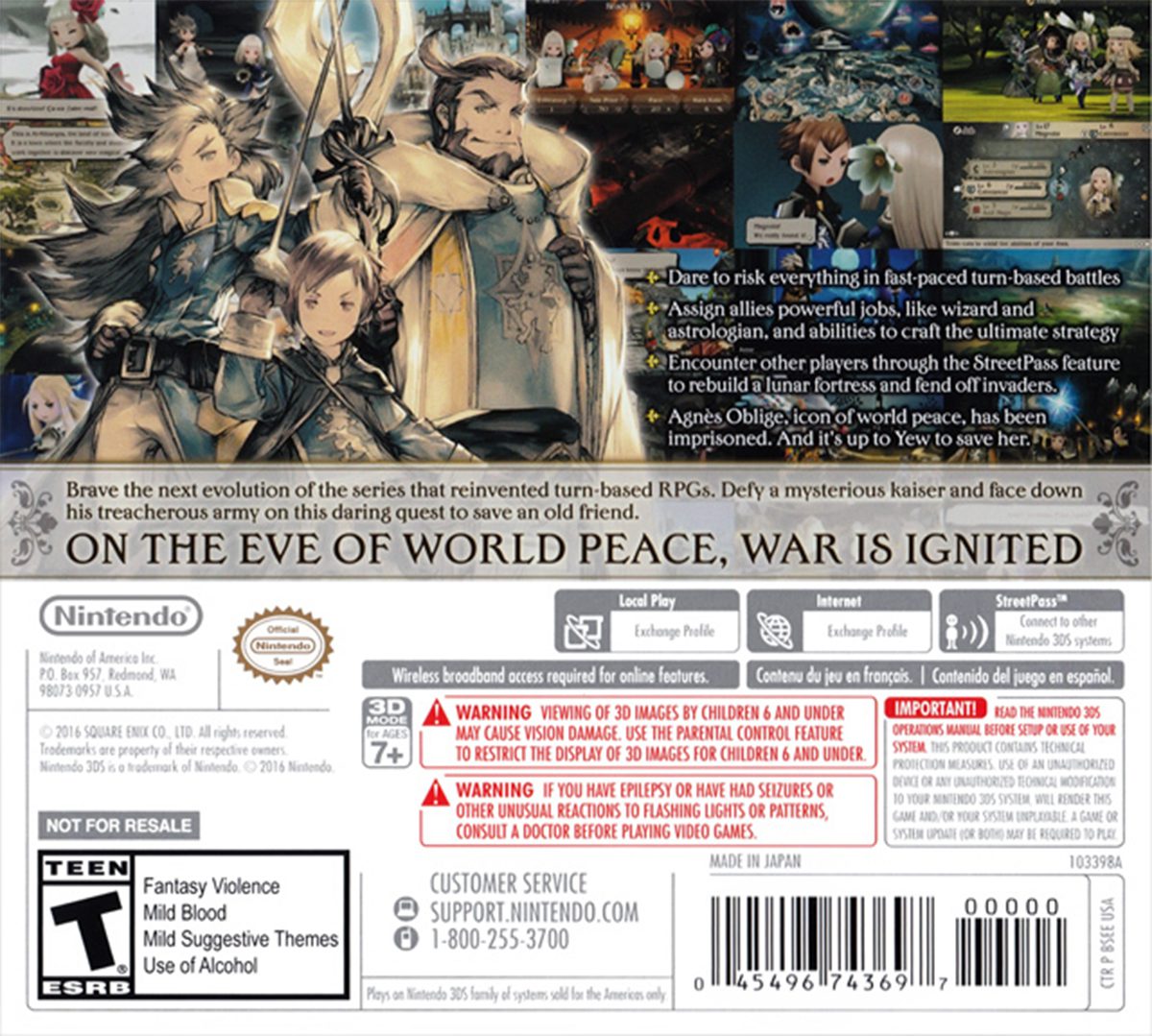 BRAVELY SECOND END LAYER – Gameplanet