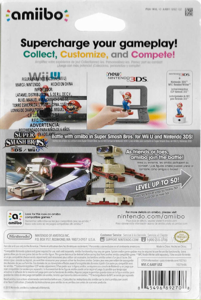 AMIIBO SUPER SMASH BROS ROB FAMICOM – Gameplanet