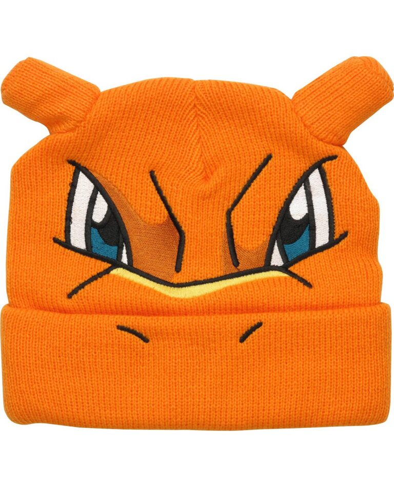 GORRO BEANIE POKEMON ROSTRO CHARIZARD NARANJA – Gameplanet