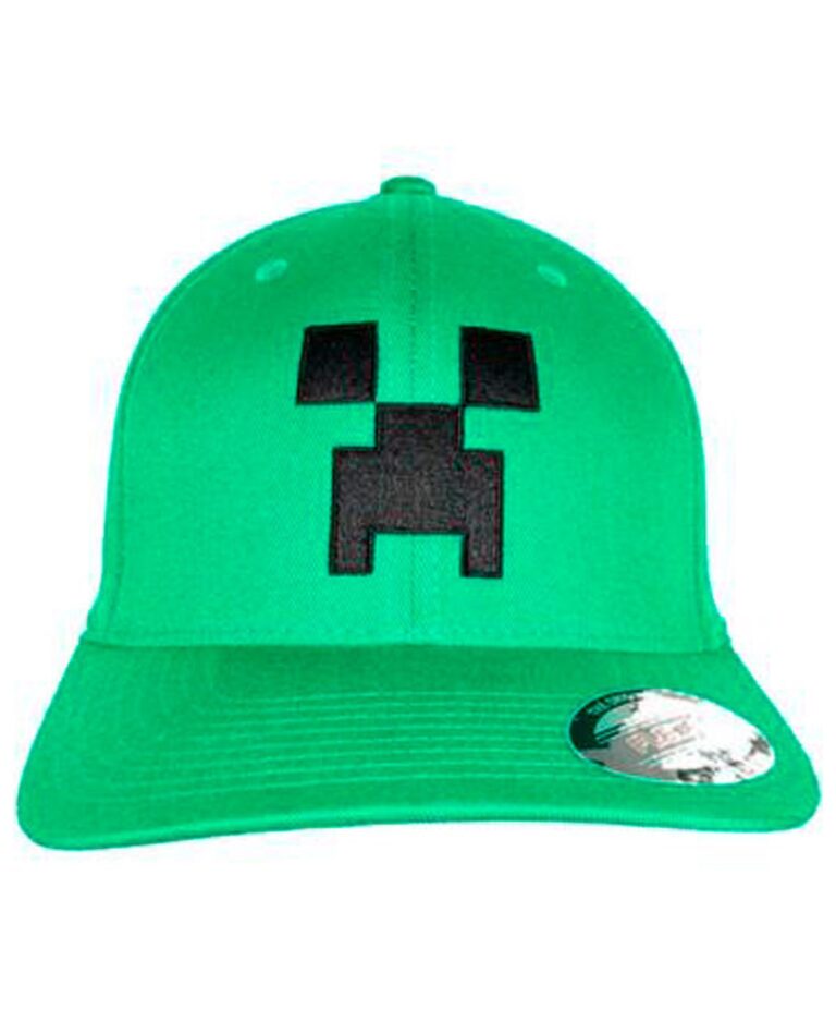 GORRA CLASICA MINECRAFT CREEPER FACE VERDE G-XG – Gameplanet