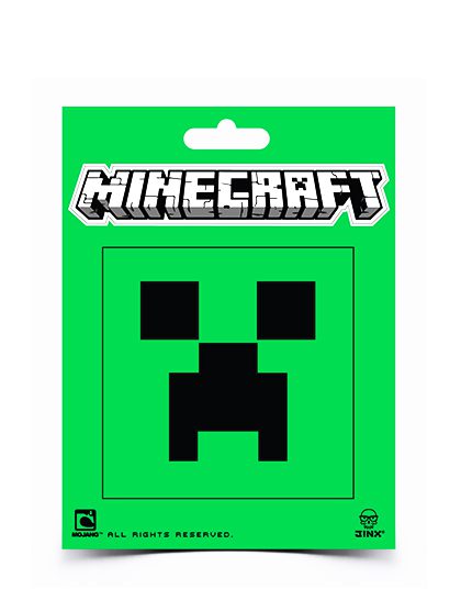 CALCOMANIA MINECRAFT CREEPER FACE – Gameplanet
