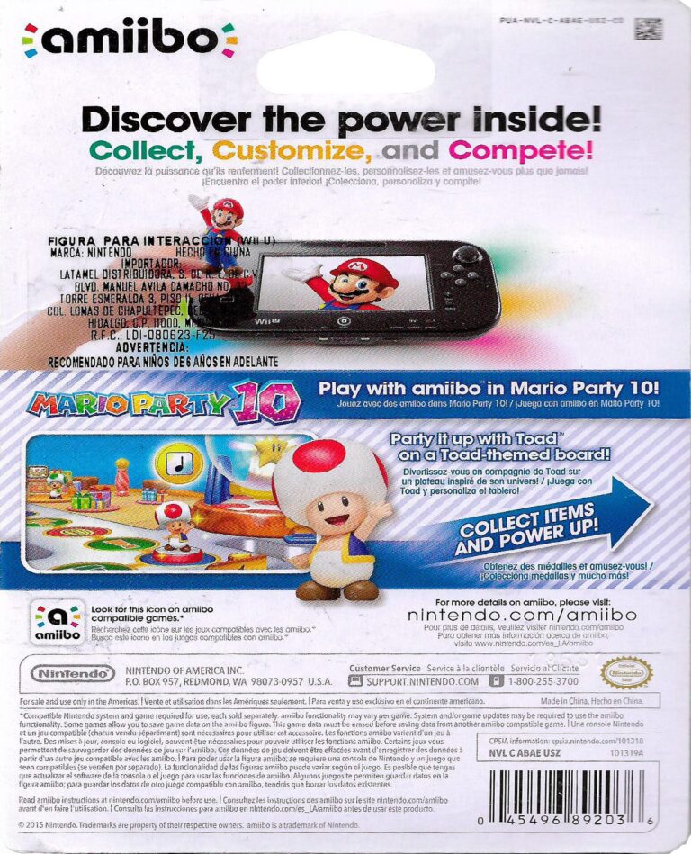 AMIIBO SUPER MARIO TOAD – Gameplanet