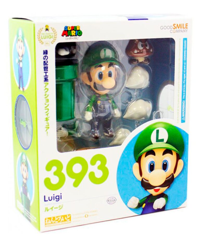 NENDOROID VINYL FIGURE SUPER MARIO BROS LUIGI – Gameplanet