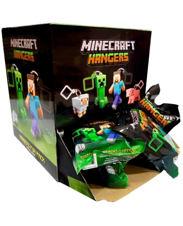 LLAVERO DE VINIL MINECRAFT ACTION FIGURE HANGERS IN BLIND BAG SERIE 1 ...