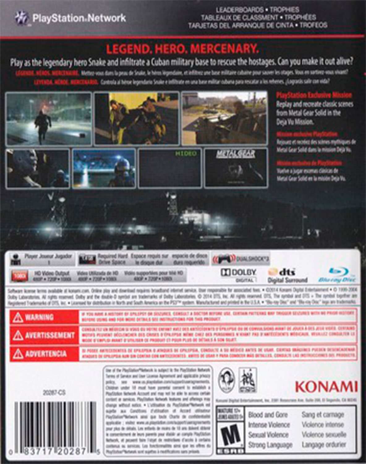 METAL GEAR SOLID V GROUND ZEROES – Gameplanet