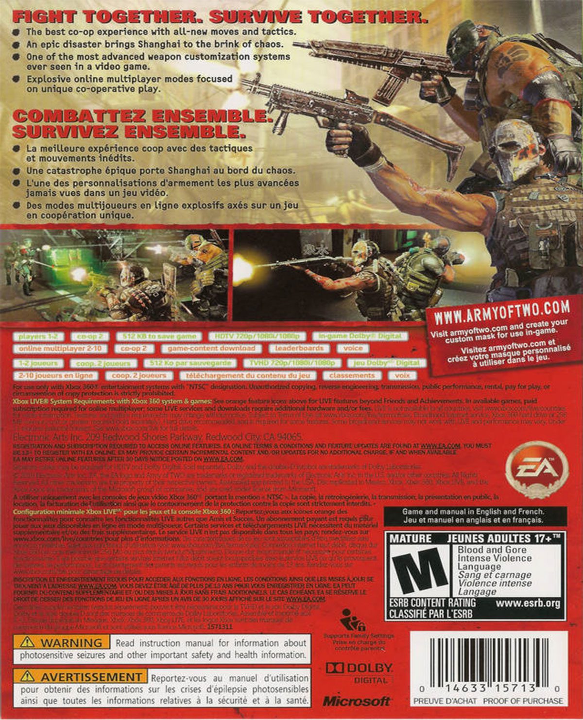 ARMY OF TWO THE 40 TH DAY – Gameplanet