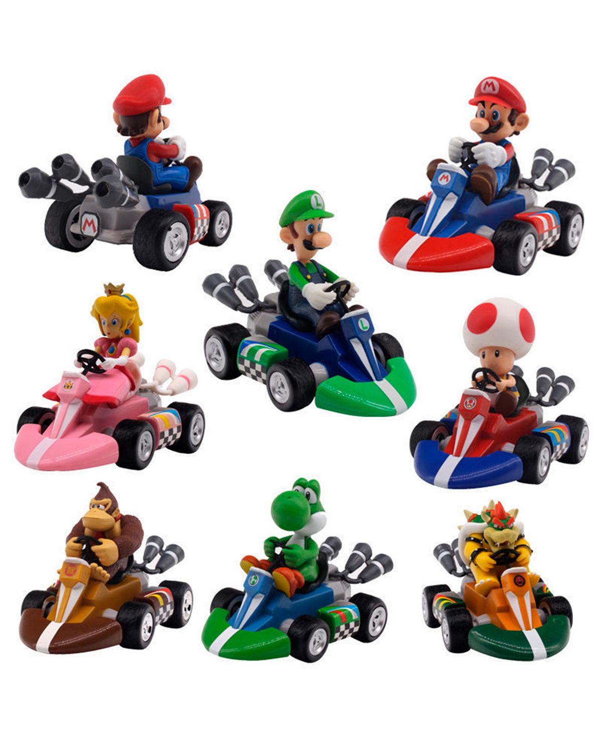 MINI FIGURA SUPER MARIO KART WII PULLBACK Gameplanet