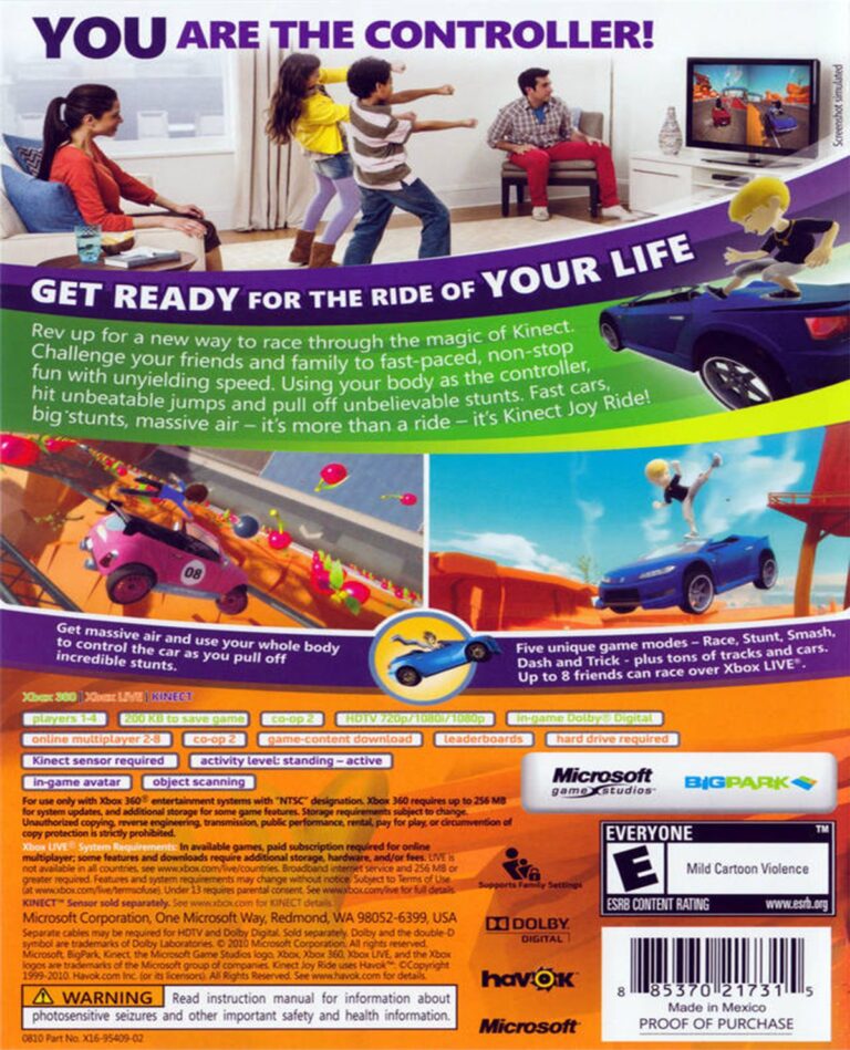 KINECT JOY RIDE – Gameplanet