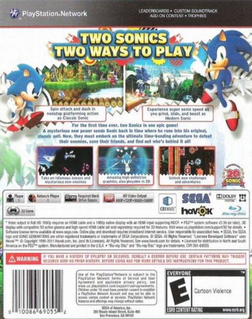 SONIC GENERATIONS – Gameplanet
