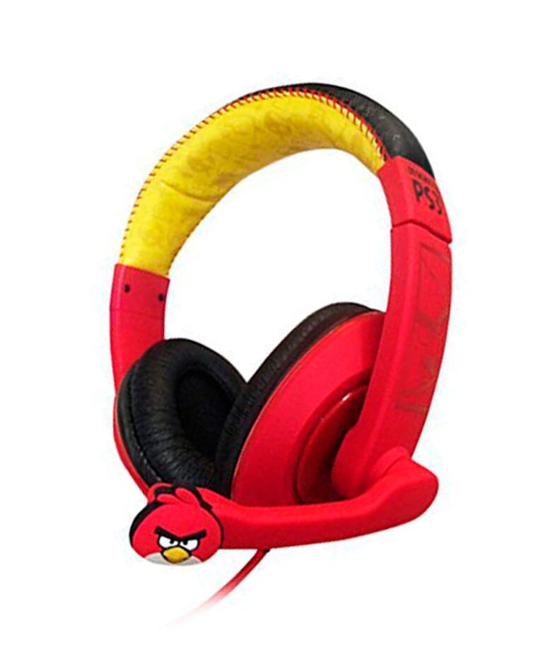 HEADSET PLAYSTATION 3 ANGRY BIRDS ROJO – Gameplanet