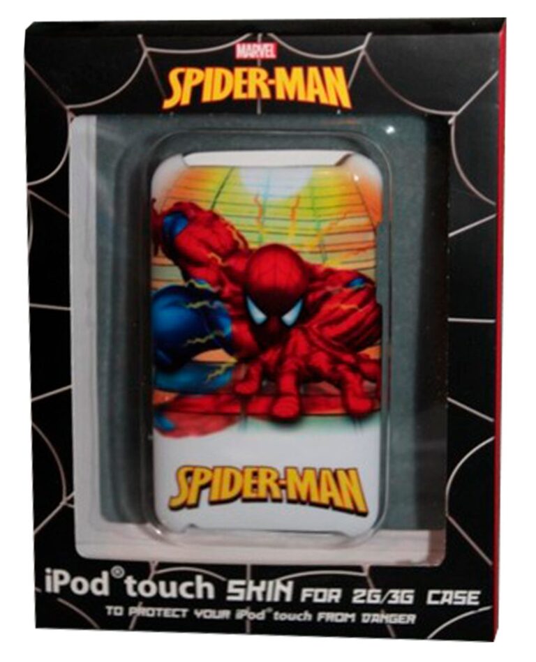 FUNDA RIGIDA IPOD TOUCH SPIDERMAN NEGRA – Gameplanet