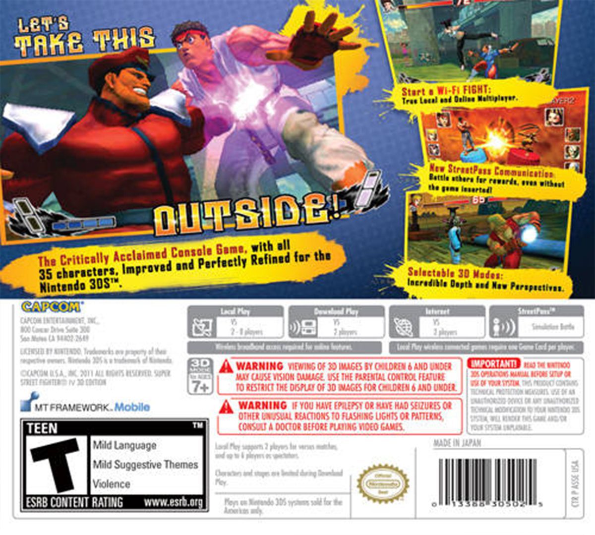Super Street Fighter Iv 3d Edition Gameplanet