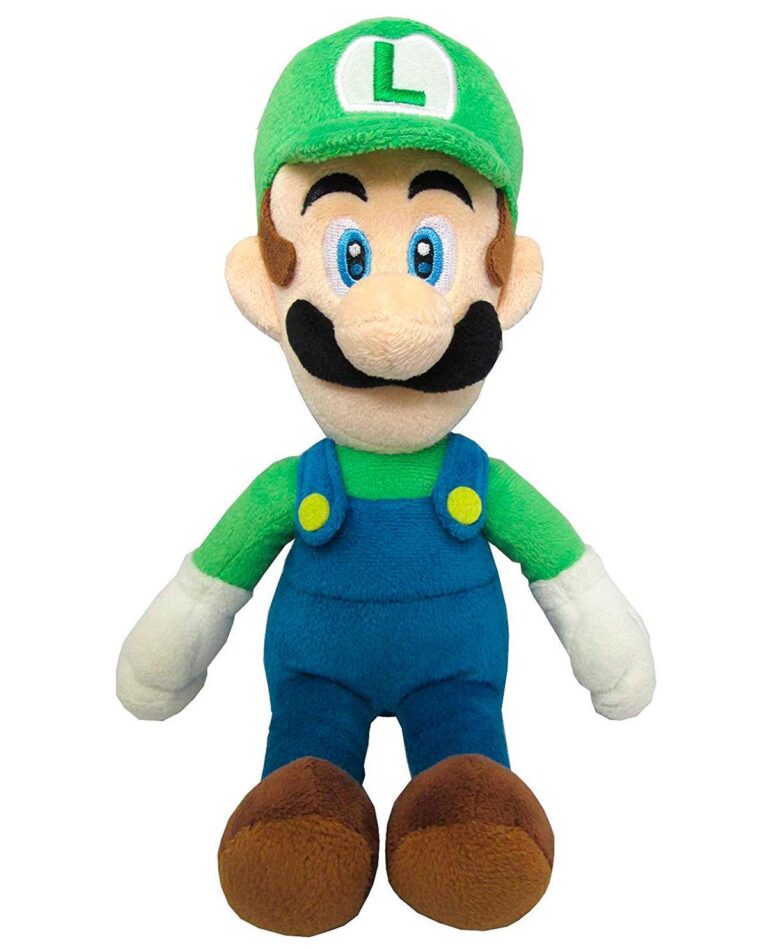 PELUCHE MARIO BROS LUIGI SENTADO 15 CM – Gameplanet