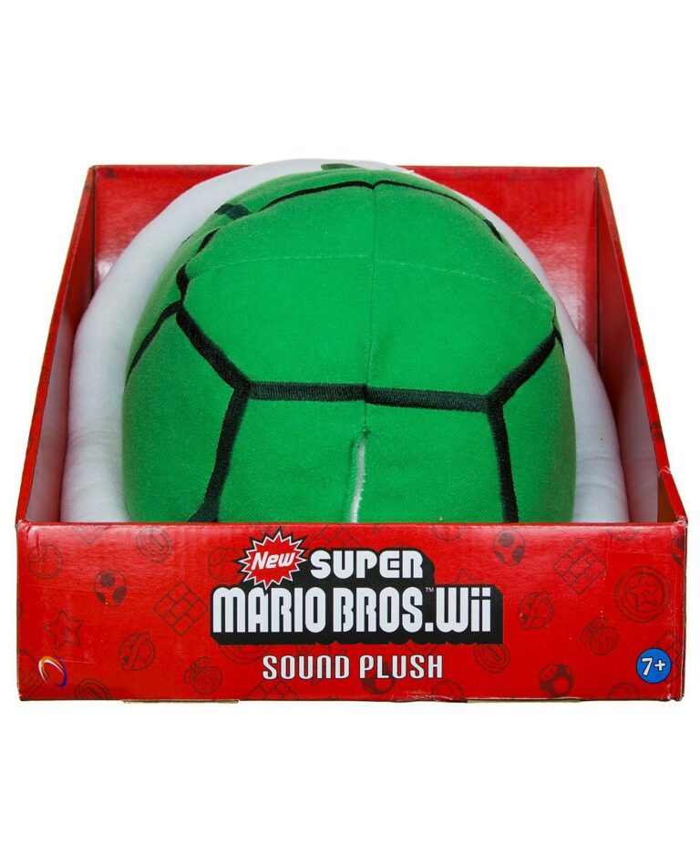 PELUCHE CON SONIDO MARIO BROS CAPARAZON VERDE – Gameplanet