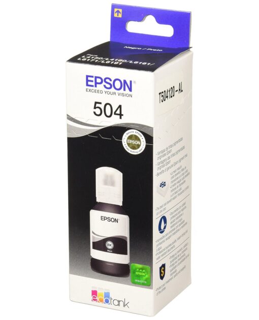 BOTELLA DE TINTA EPSON 504 NEGRO – Gameplanet