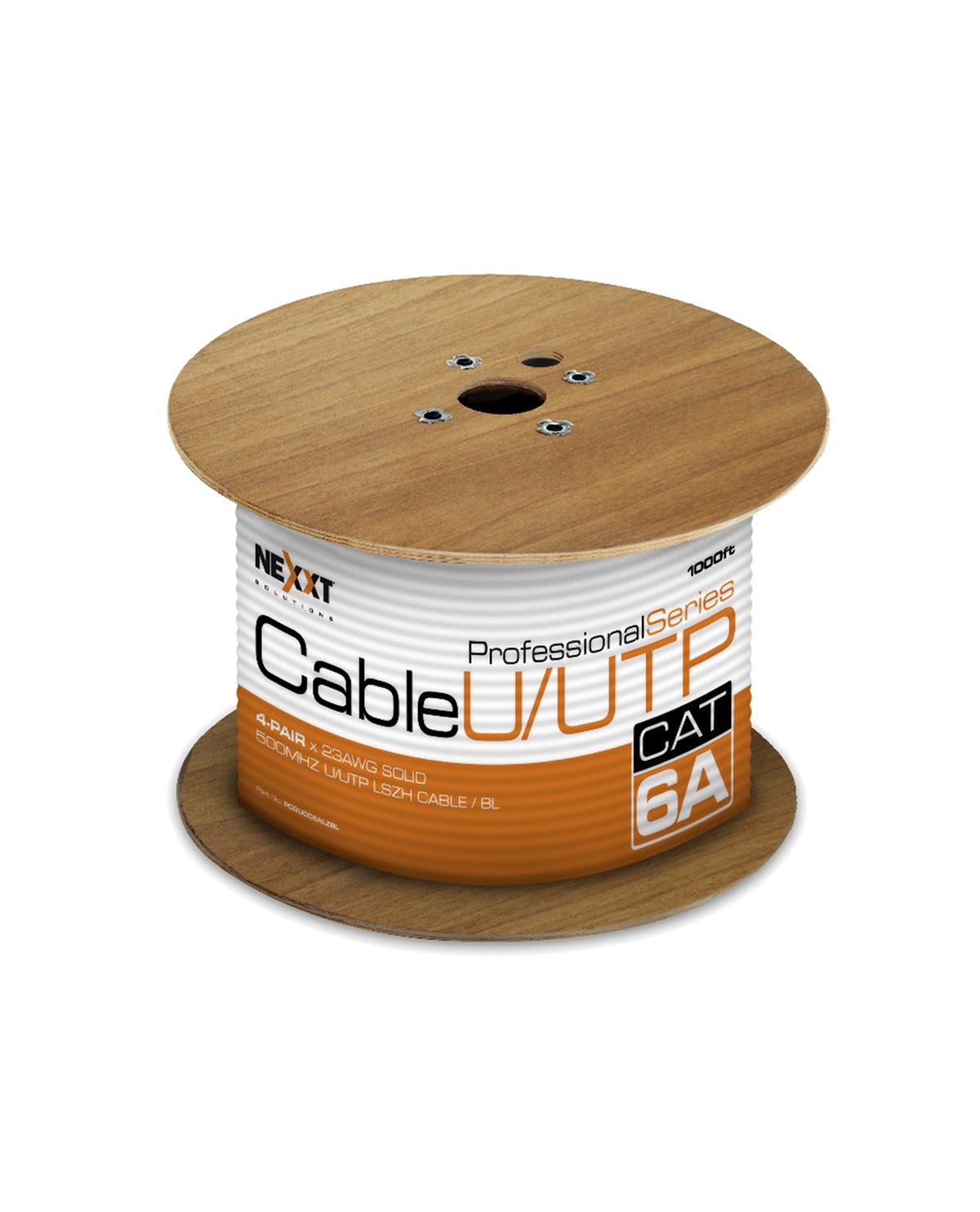 Nexxt Solutions Coil Cable UTP Cat.6A LSZH 1000ft Stranded Gray ...