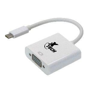 Xtech – Display adapter – USB Type C – VGA – White – Gameplanet