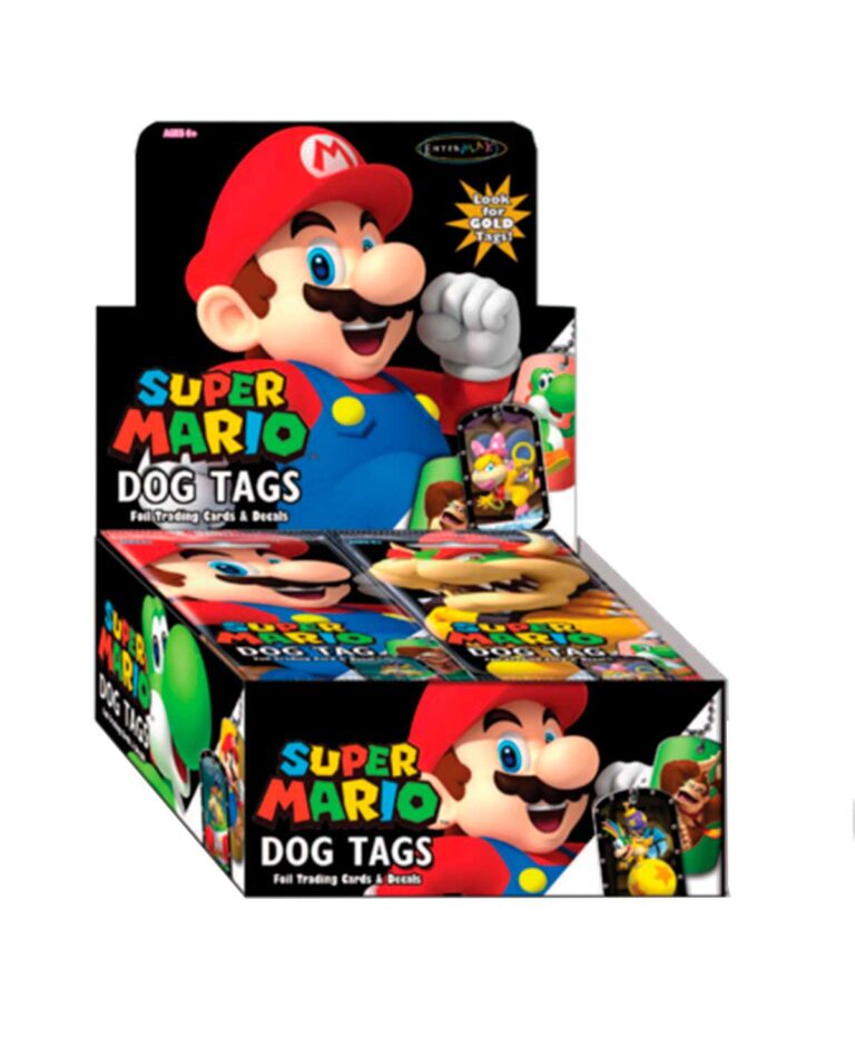 PLACA DE IDENTIDAD SUPER MARIO TRADING CARD – Gameplanet