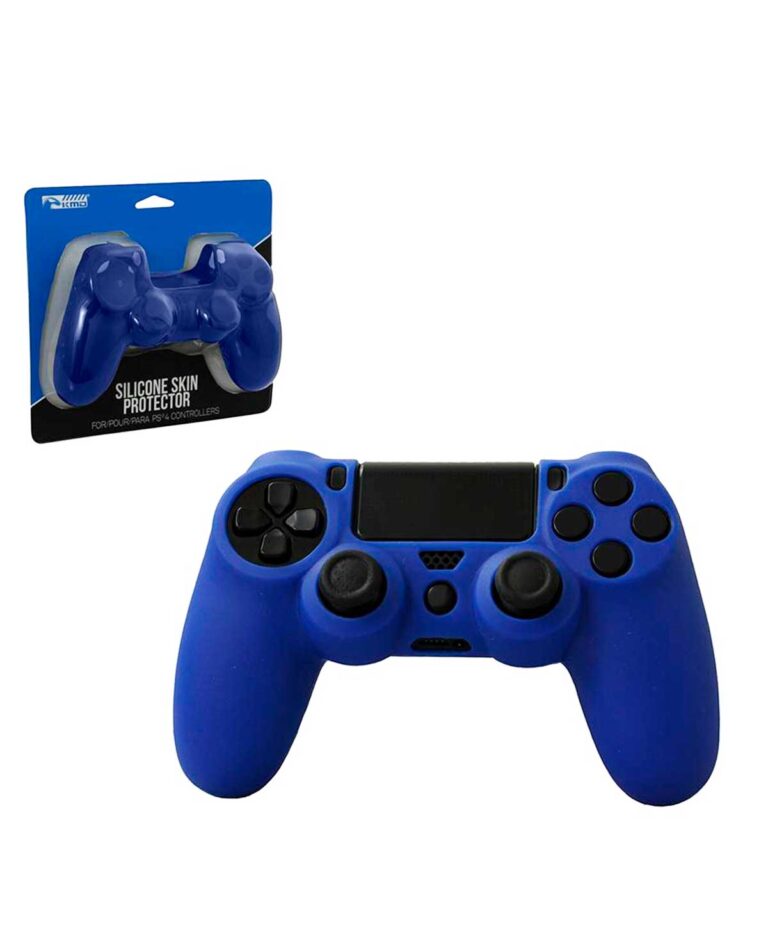 PROTECTOR DE GOMA AZUL PARA CONTROL PLAYSTATION 4 KMD – Gameplanet