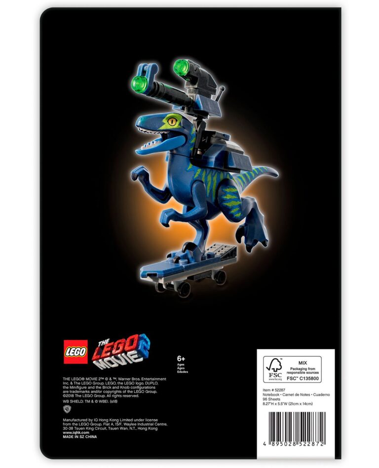 LIBRETA LEGO MOVIE 2 DUO GALACTICO NEGRA – Gameplanet