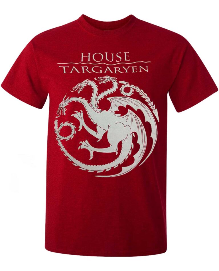 PLAYERA GAME OF THRONES HOUSE TARGARYEN ROJA GRANDE – Gameplanet