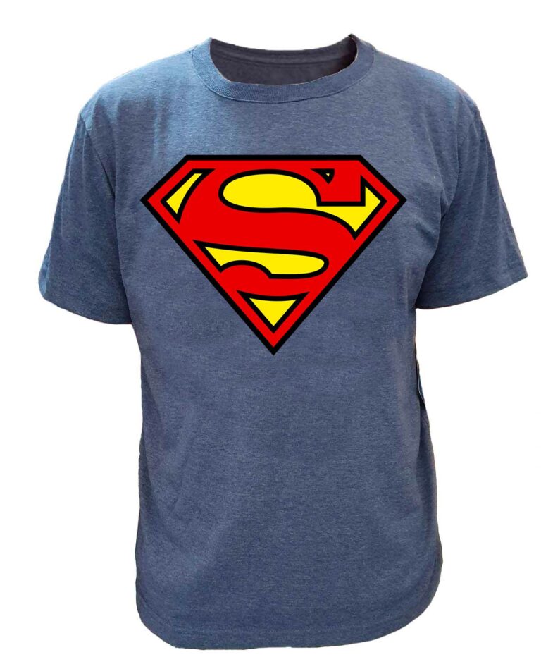 PLAYERA SUPERMAN LOGO AZUL GRANDE – Gameplanet