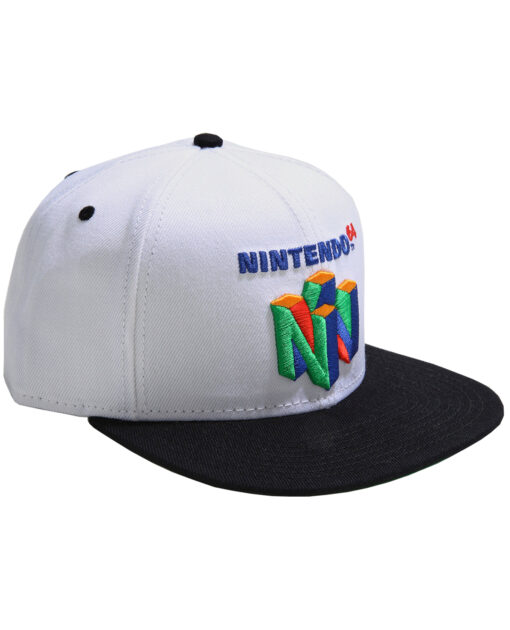 GORRA SNAPBACK NINTENDO 64 LOGO BLANCA – Gameplanet