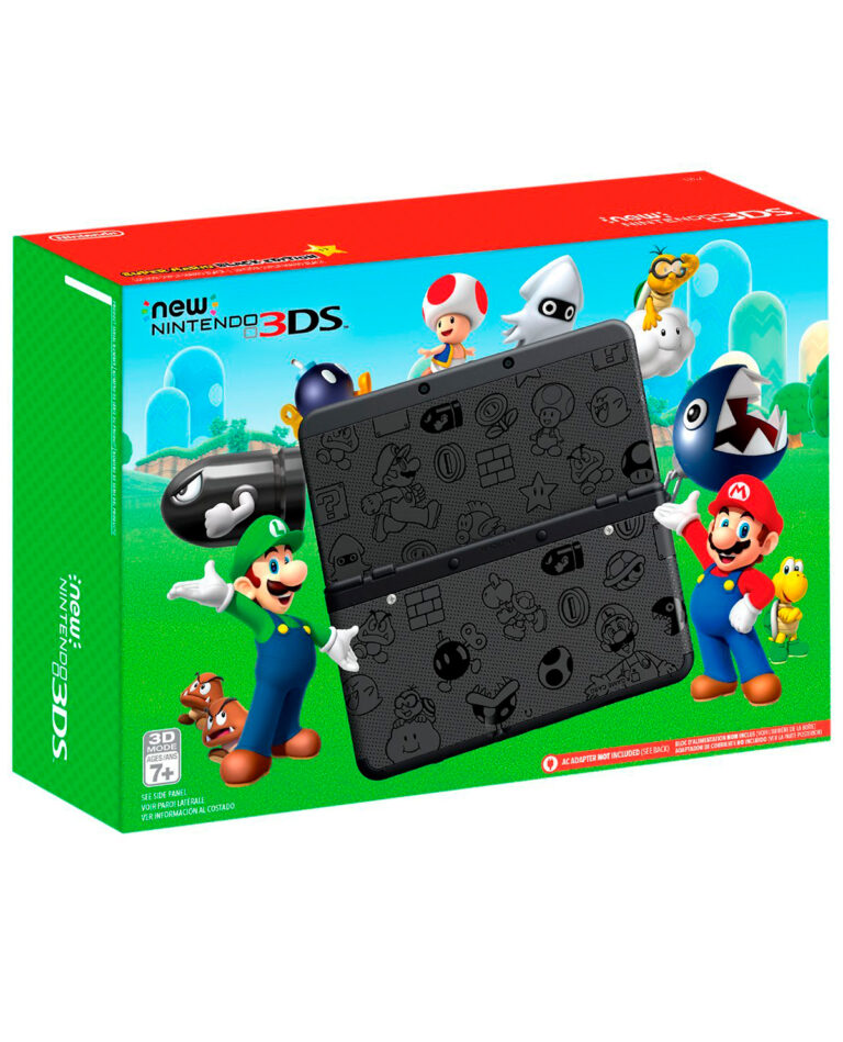 CONSOLA NEW NINTENDO 3DS NEGRO SUPER MARIO EDICION LIMITADA – Gameplanet