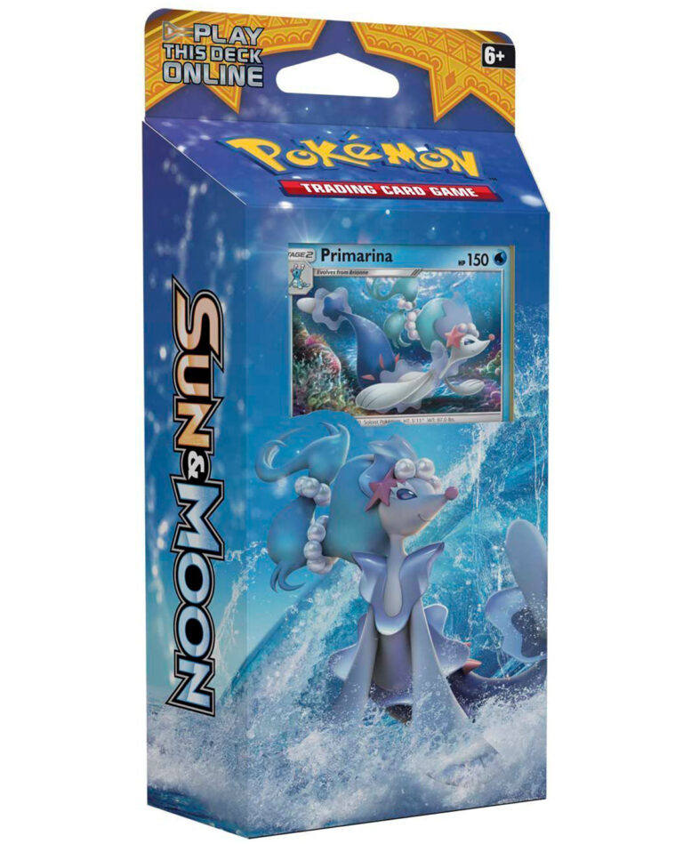 DECK POKEMON TRADING CARD GAME SUN AND MOON BRIGHT TIDE PRIMARINA ...