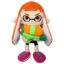 PELUCHE SPLATOON CHICA INKLING NARANJA 25 CM – Gameplanet