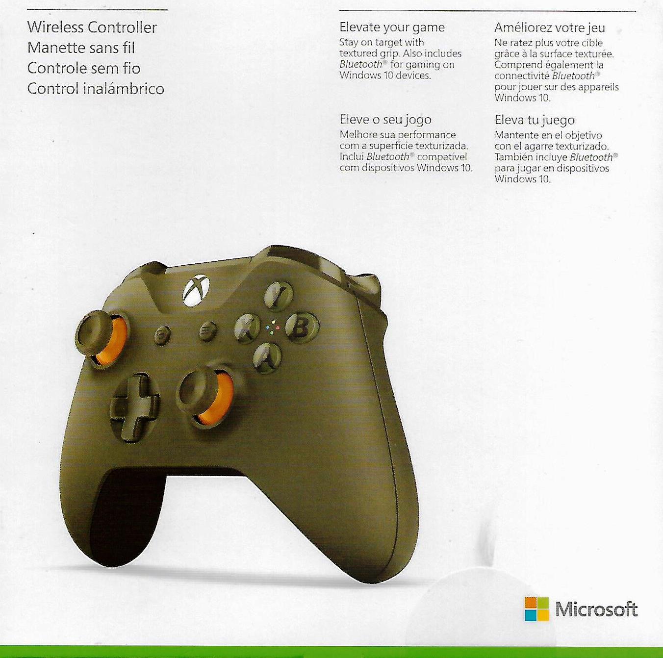 CONTROL XBOX ONE INALAMBRICO MILITARY GREEN – Gameplanet