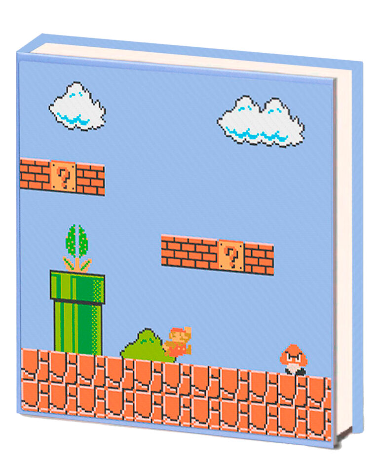 LIBRETA SUPER MARIO BROS NIVEL UNO AZUL – Gameplanet