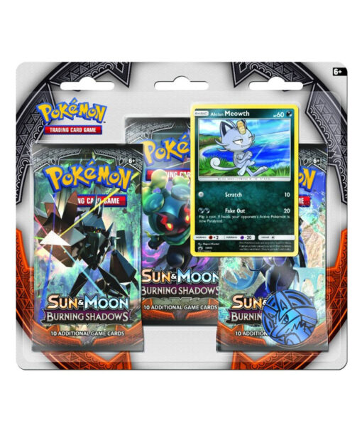 TRIPLE SOBRE POKEMON TRADING CARD GAME SUN AND MOON BURNING SHADOWS ALOLAN MEOWTH – Gameplanet