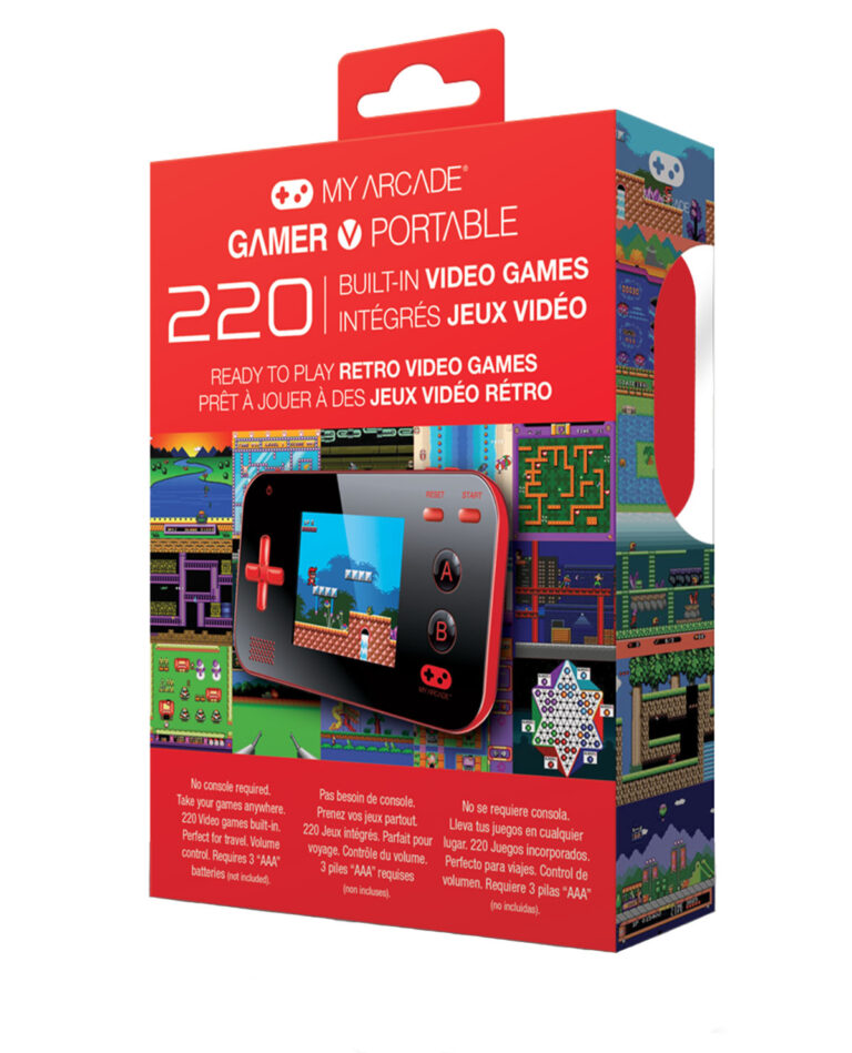 VIDEOJUEGO PORTATIL MY ARCADE GAMER V ROJO – Gameplanet