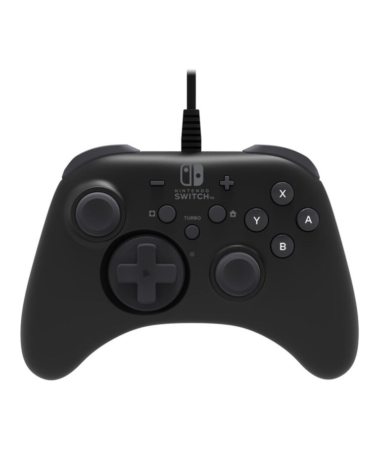 CONTROL PRO NINTENDO SWITCH ALAMBRICO HORI NEGRO – Gameplanet