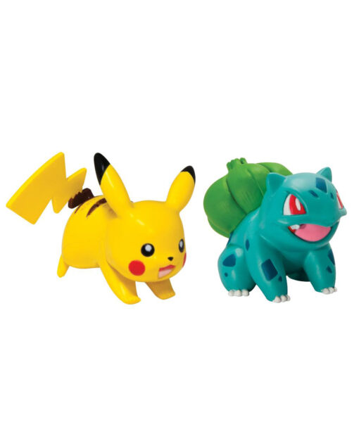 FIGURA POKEMON SET DOBLE PIKACHU VS BULBASAUR – Gameplanet