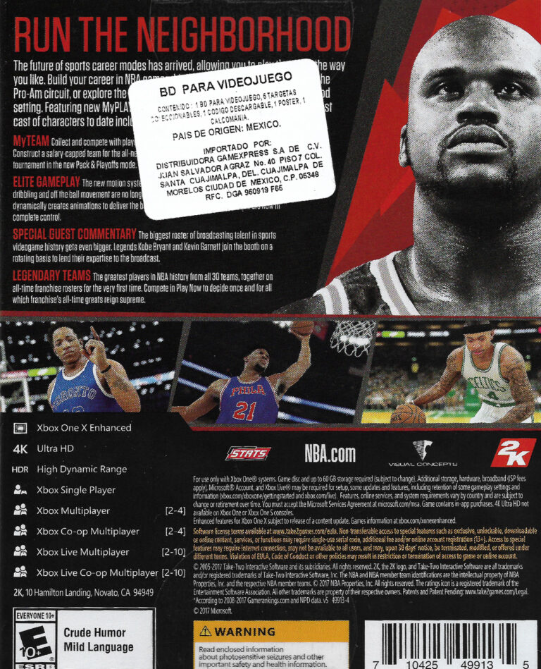 NBA 2K18 LEGEND EDITION – Gameplanet