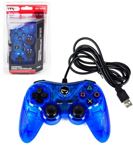 CONTROL PLAYSTATION 3 ALAMBRICO TTX TECH AZUL – Gameplanet
