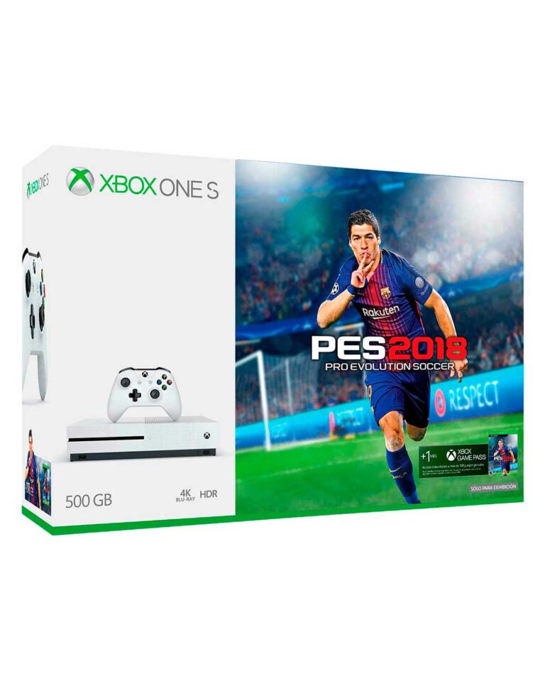 CONSOLA XBOX ONE S BLANCO 500GB CON PRO EVOLUTION SOCCER 2018 – Gameplanet