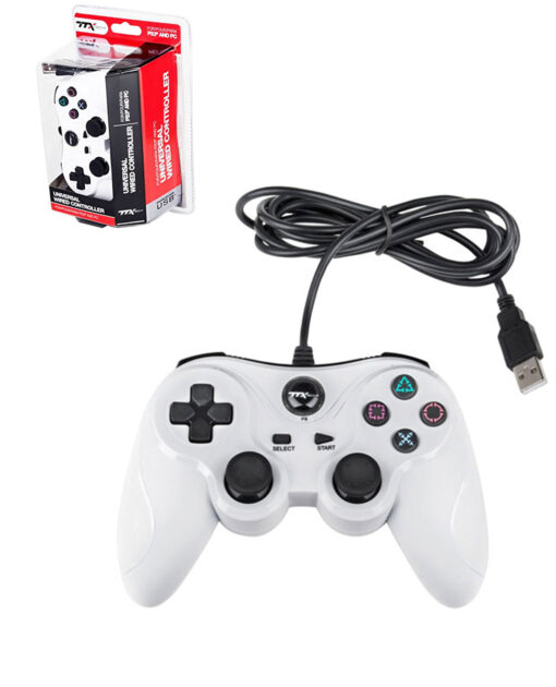 CONTROL PLAYSTATION 3 ALAMBRICO TTX TECH BLANCO – Gameplanet