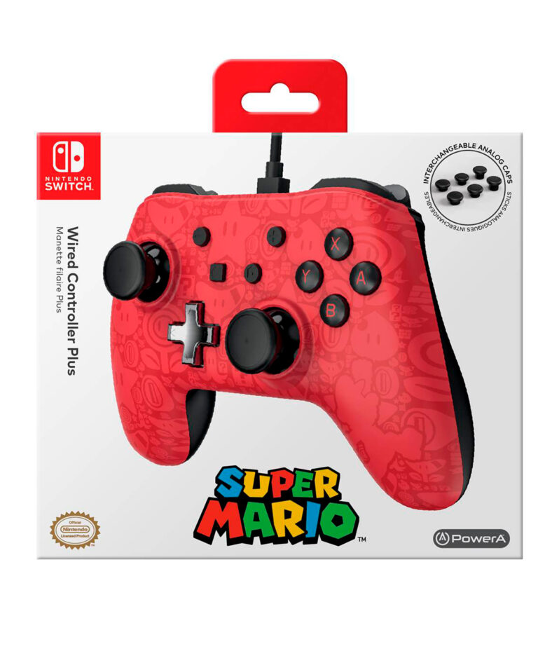CONTROL NINTENDO SWITCH ALAMBRICO POWER A SUPER MARIO EDITION – Gameplanet